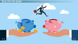 Quiz & Worksheet - Characteristics of Runs on the Bank | Study.com