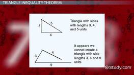 Quiz & Worksheet - Triangle Inequality Theorems | Study.com