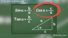 Quiz & Worksheet - Cosecant | Study.com