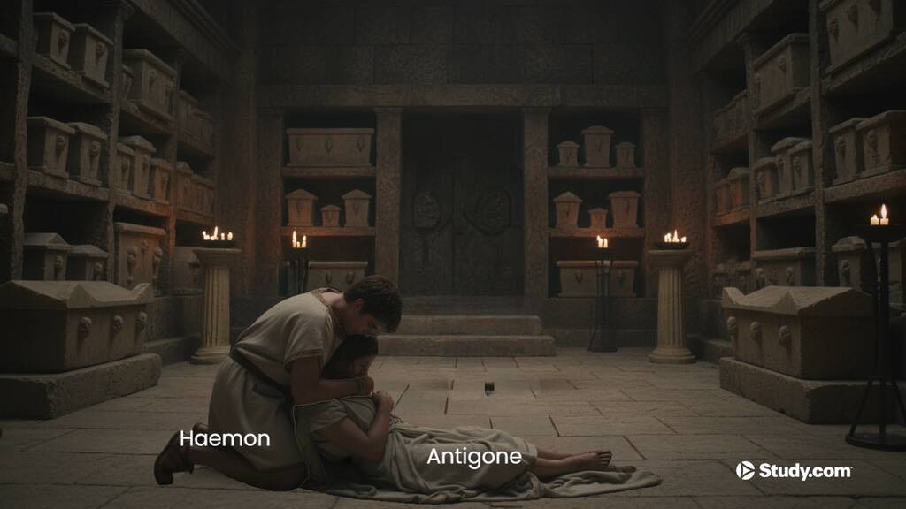 Haemon & Antigone in Antigone by Sophocles | Traits & Analysis - Video ...